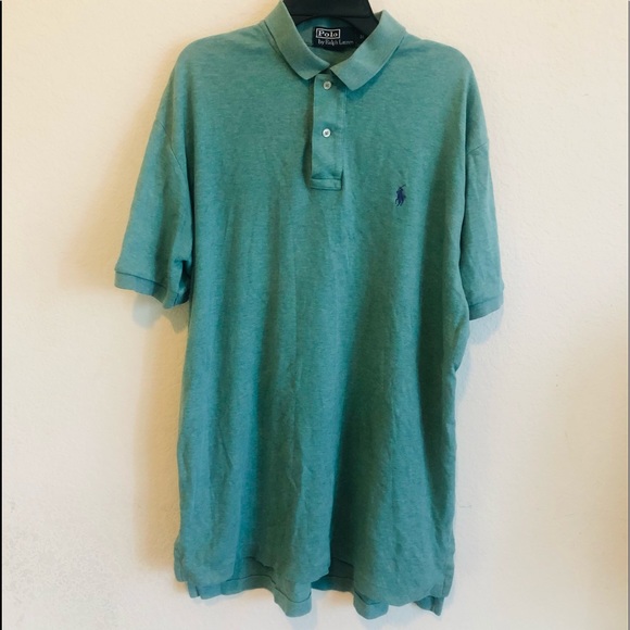 Polo Ralph Lauren | Shirts | Green Polo Ralph Lauren Medium Polo Shirt ...